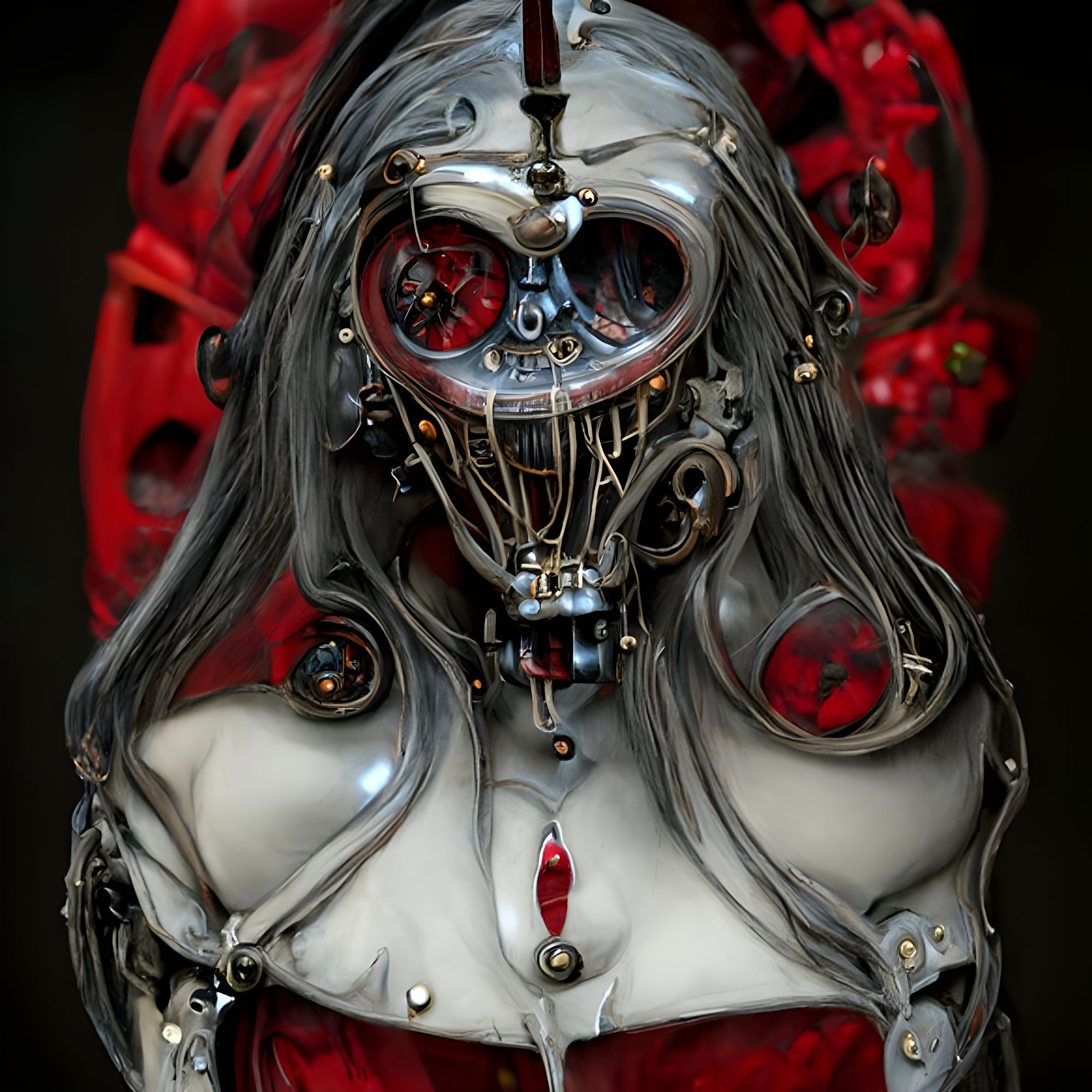 Clockwork horror lady : r/nightcafe