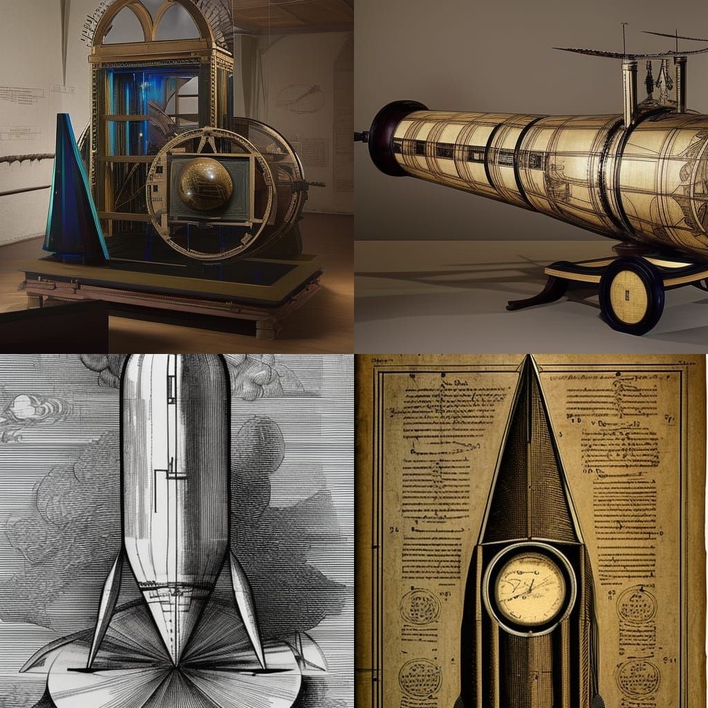Undiscovered design projects on Leonardo da vinci's rocket-powered time ...