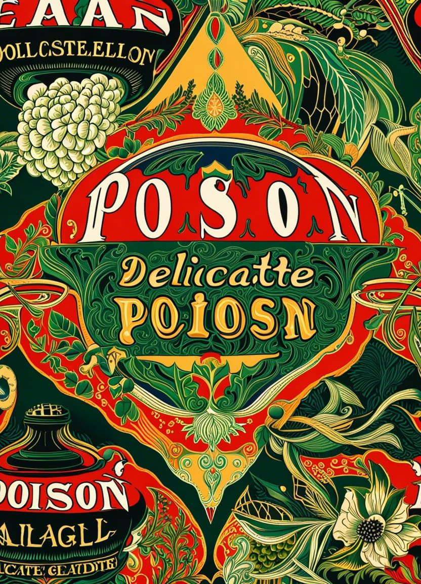 'Delicate Poison' (Book Cover Art) - AI Generated Artwork - NightCafe ...