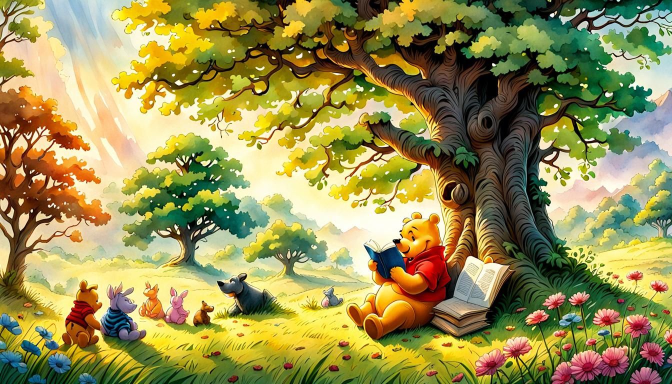 Winnie the Pooh - AI Generated Artwork - NightCafe Creator