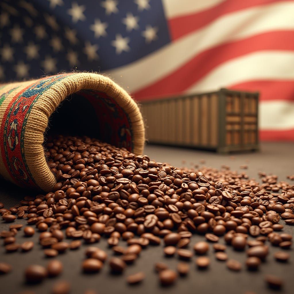 Traditional Yemeni Coffee Culture Meets Global Exc... - AI Art