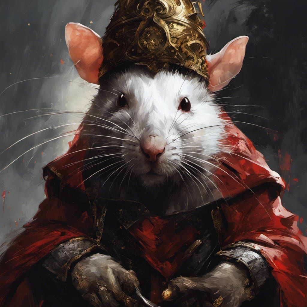Wizard Rat: The First Lieutenant - AI Generated Artwork - NightCafe Creator