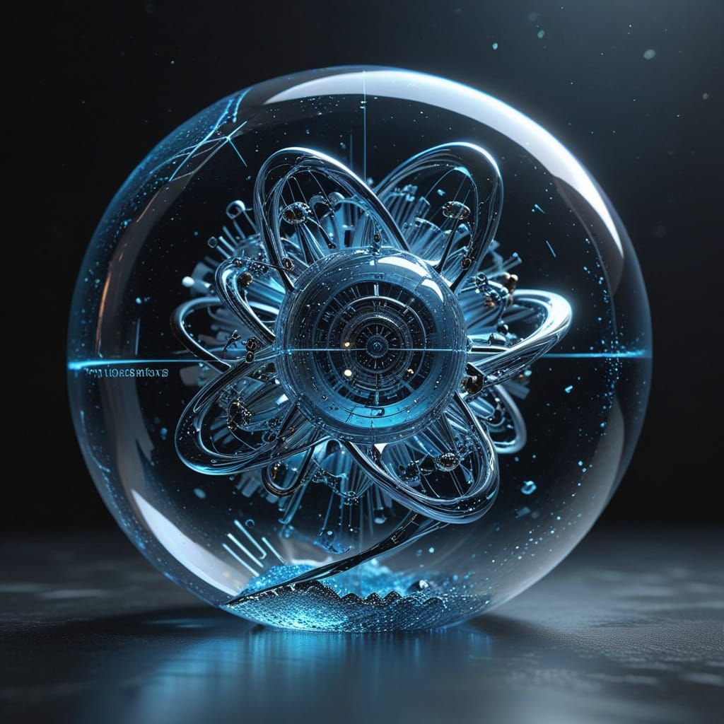 A 3D visualization of Einstein's E=mc² equation....I