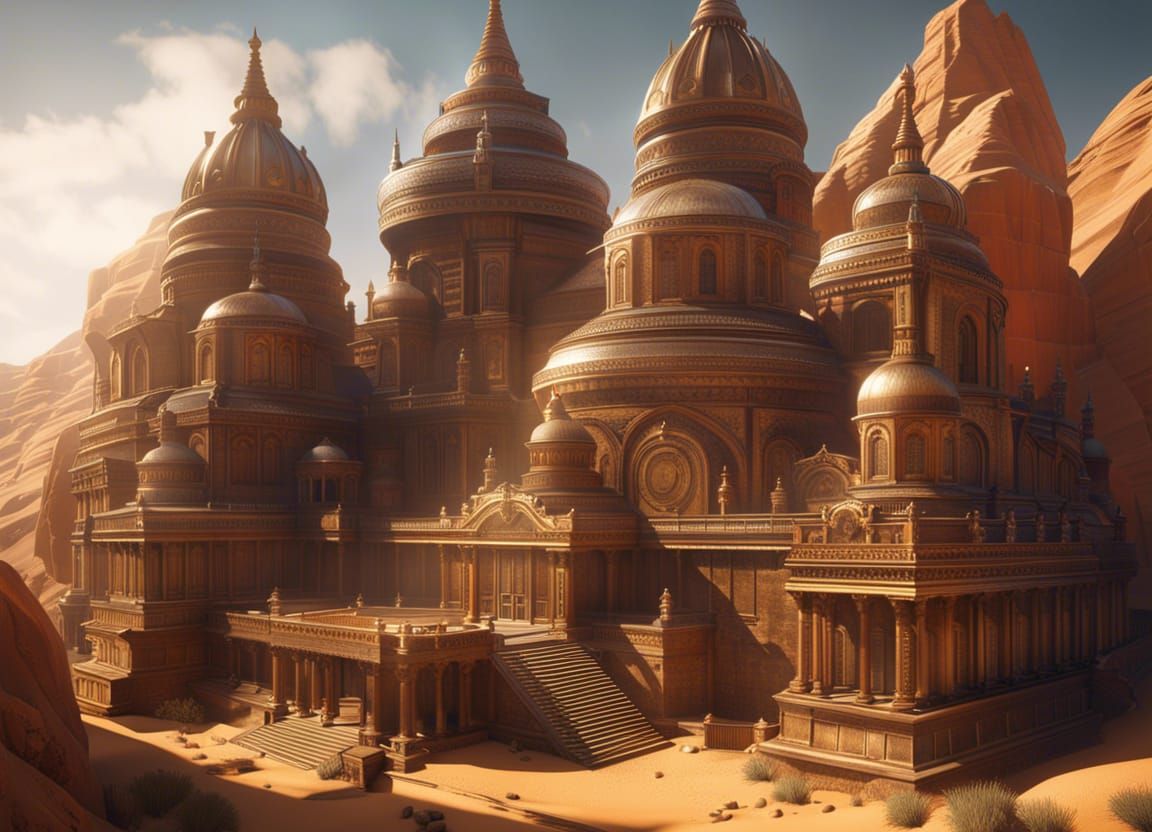 Palace of Pankot - AI Generated Artwork - NightCafe Creator