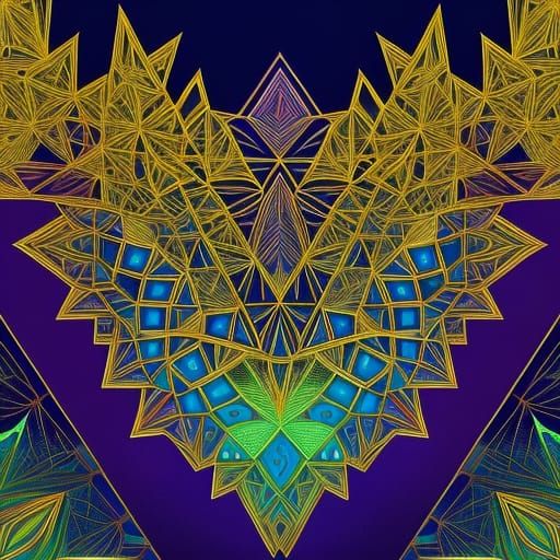 SURREAL GEOMETRIC - AI Generated Artwork - NightCafe Creator