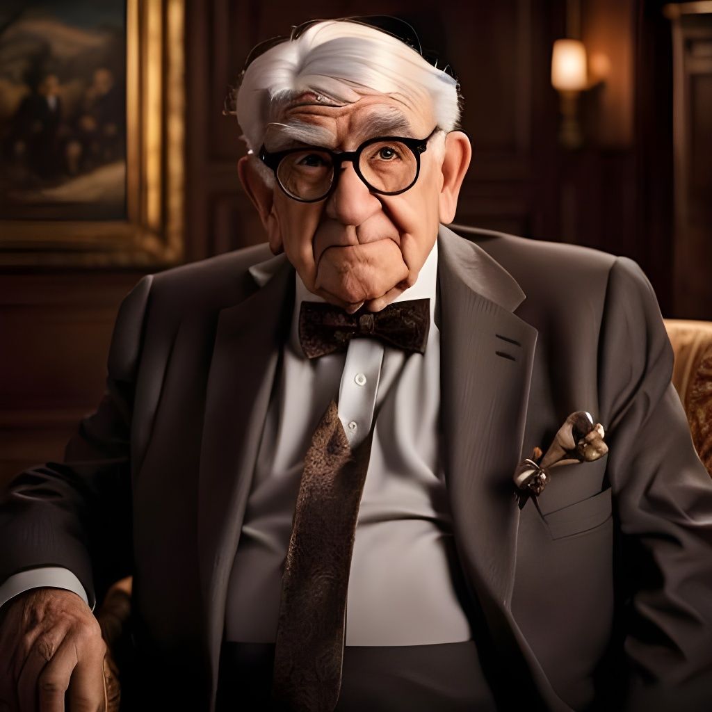Carl Fredricksen (from Up) - Live Action - AI Generated Artwork ...