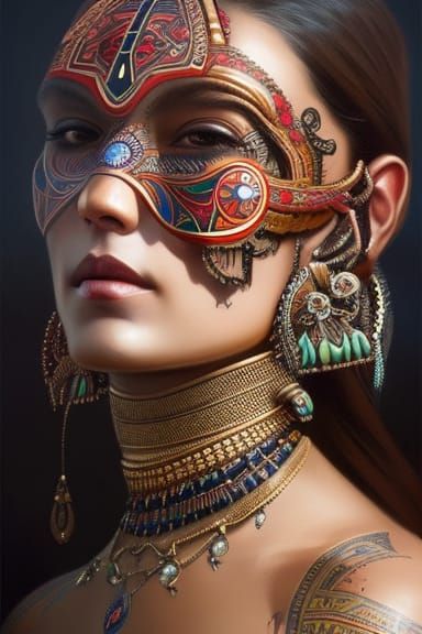 Tribal - AI Generated Artwork - NightCafe Creator