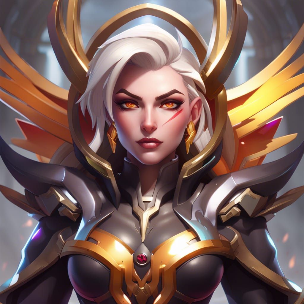 Evil Mercy/Tank Mercy - AI Generated Artwork - NightCafe Creator