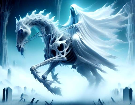 Horse rider - Ethereal Victorian Ghost...