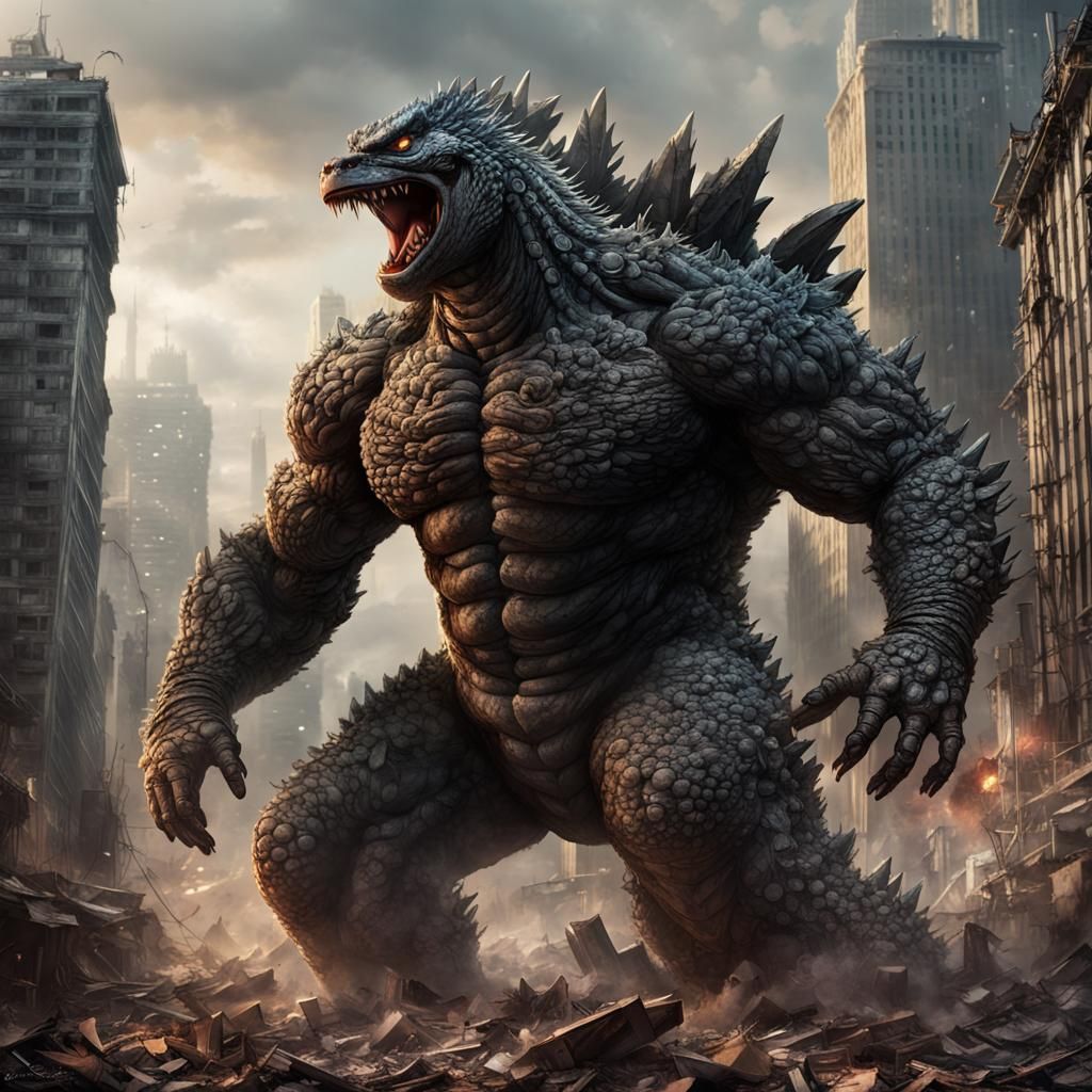 godzilla - AI Generated Artwork - NightCafe Creator