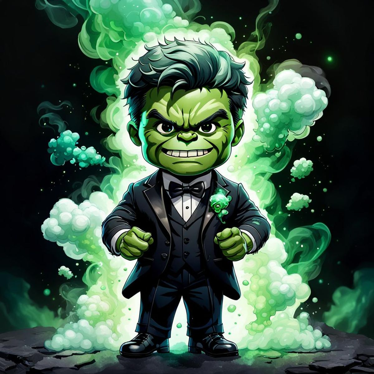 Chibi Hulk for president - AI Generated Artwork - NightCafe Creator