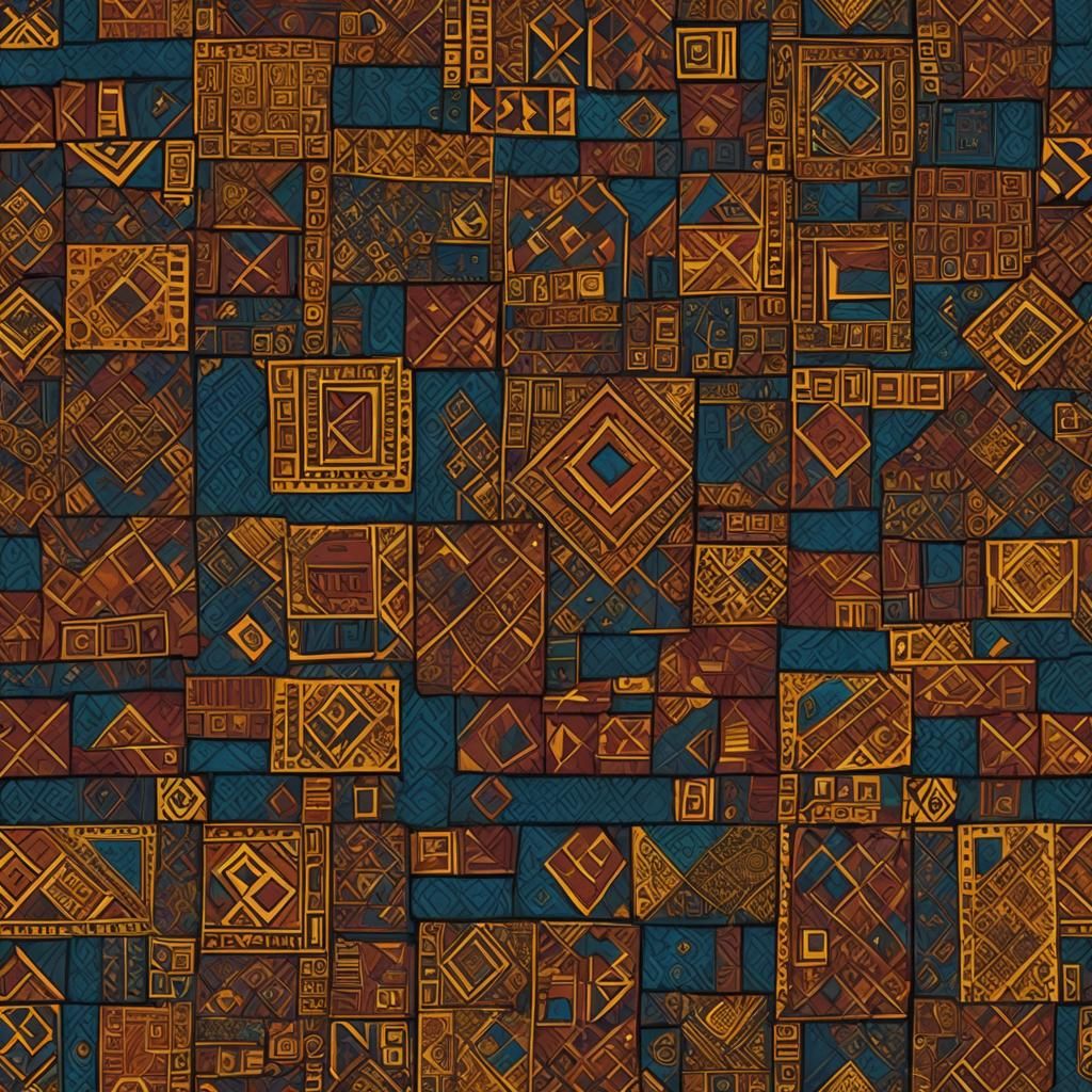 Ghana patterns 2. - AI Generated Artwork - NightCafe Creator