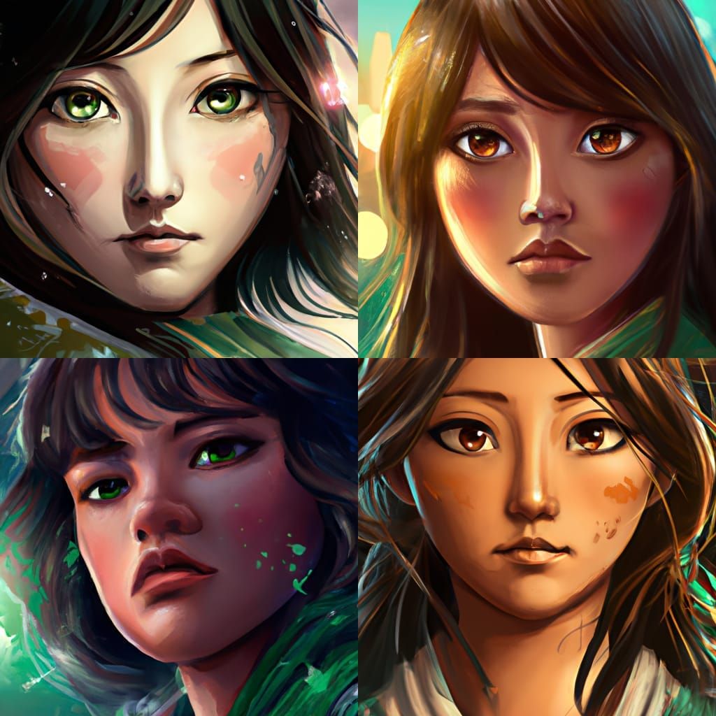 Asian women - AI Generated Artwork - NightCafe Creator