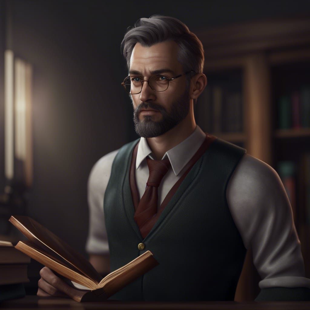 Teacher male - AI Generated Artwork - NightCafe Creator