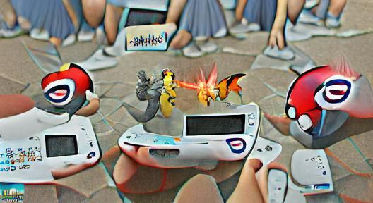 Pokémon battle - AI Generated Artwork - NightCafe Creator