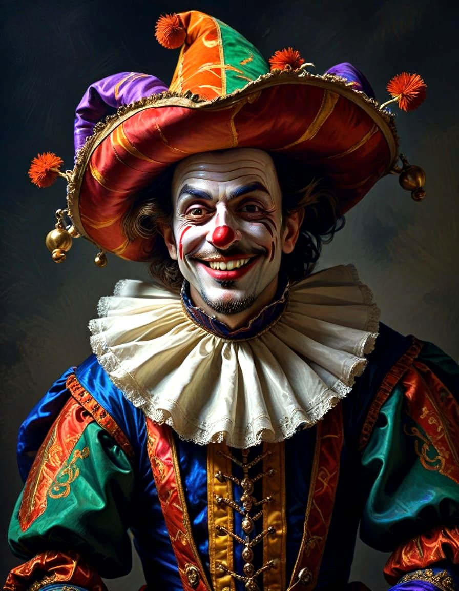 Portrait of a Court Jester ____ - Portrait of a Court Jest...