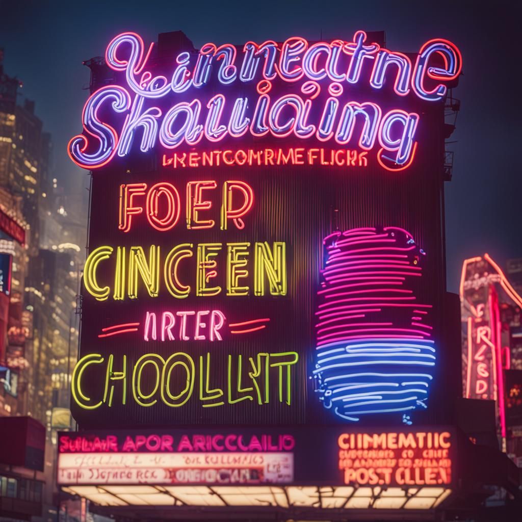 Advertising Billboard Sign, Flashing and Moving Neon Lighting equipment ...