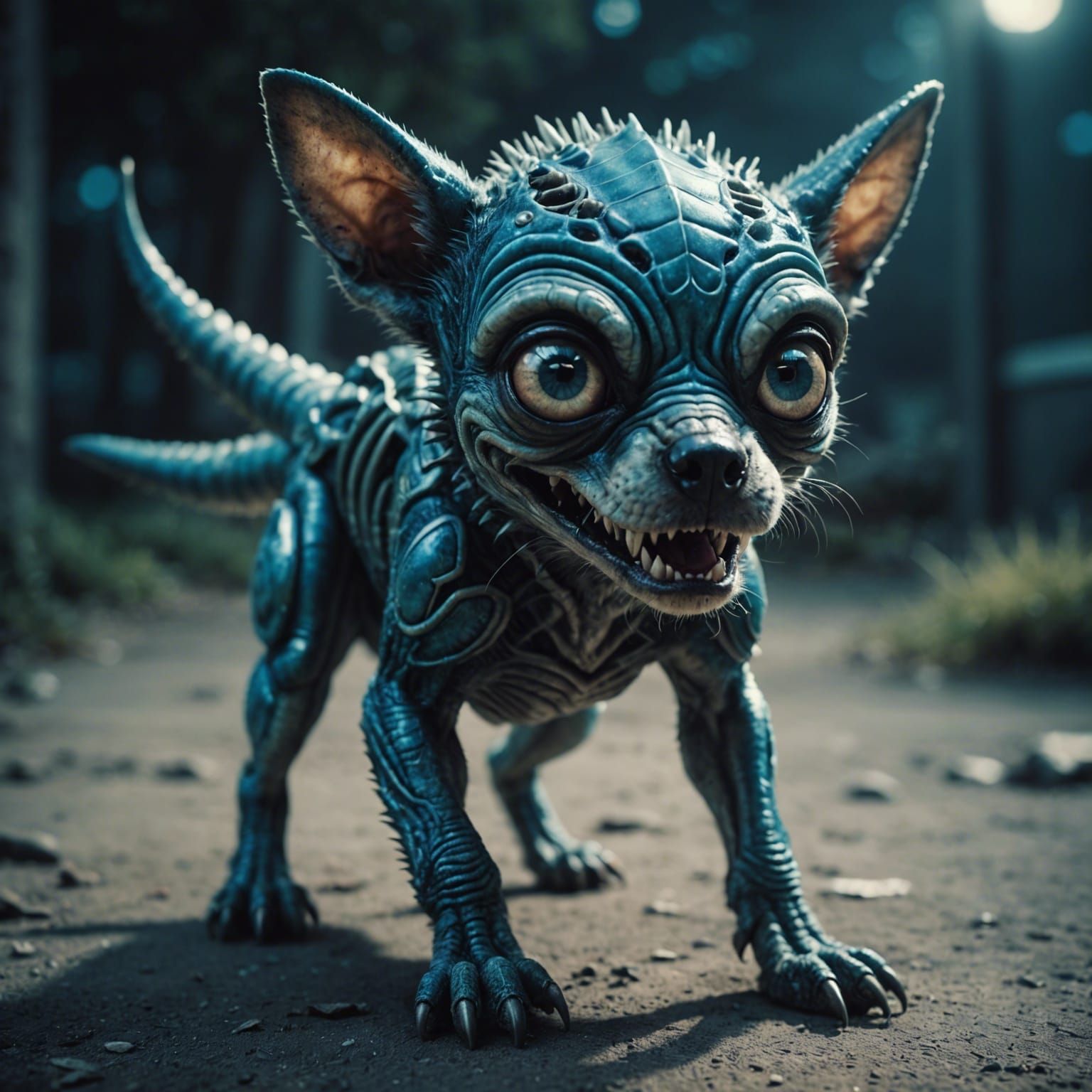 made an alien chihuahua by accident :D - AI Generated Artwork ...