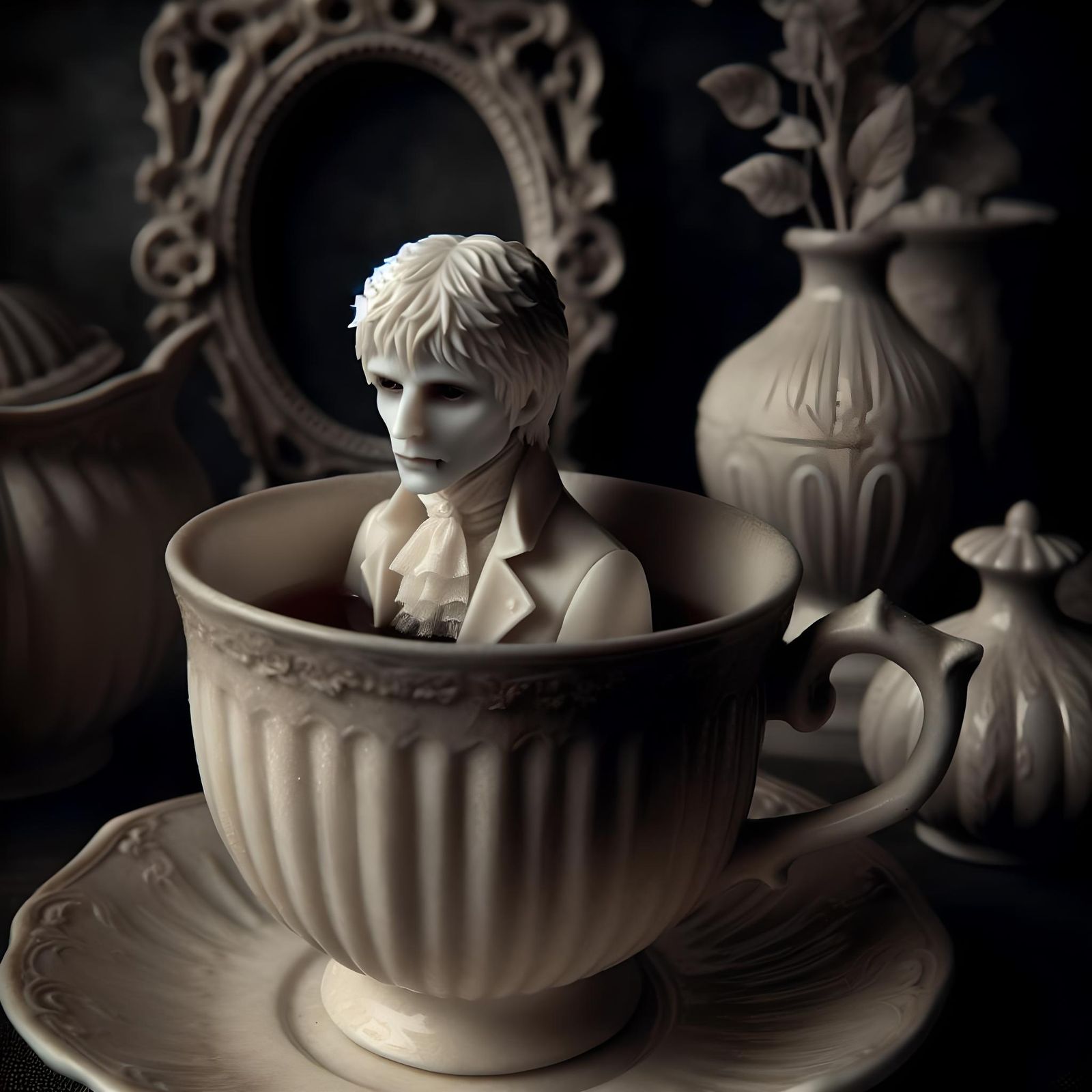 Starting Post #093 - Vampire in a Teacup Embodied Ivory-White - AI ...