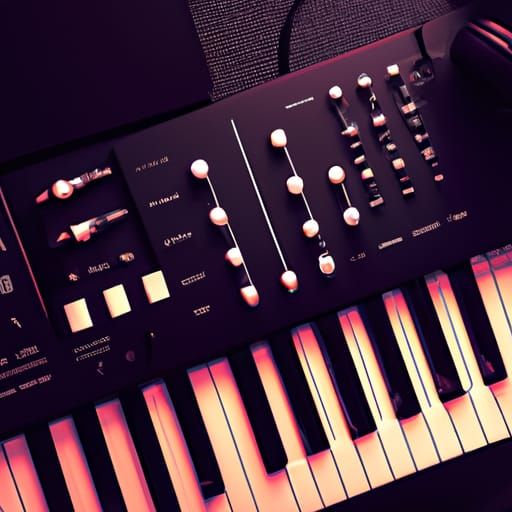 VST Plugin, Synthesizer, headphones, keyboard, studio, music production ...