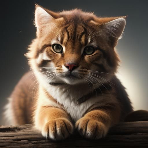 A Baby Liger - AI Generated Artwork - NightCafe Creator