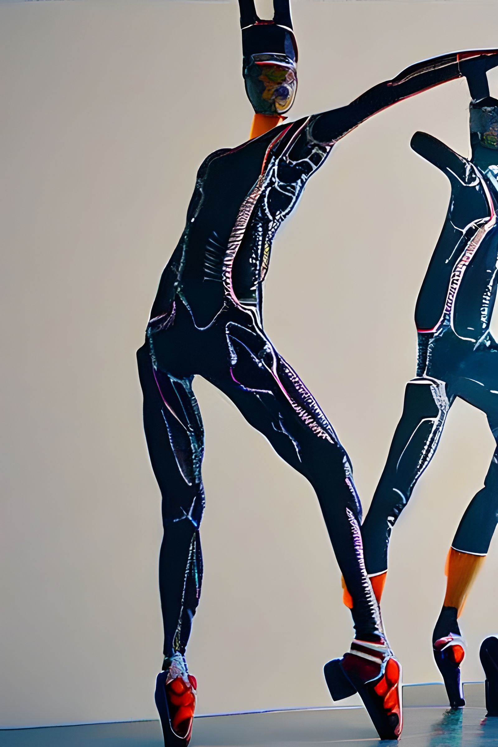 Cyborg Ballet Dancers @Society6 @Zazzle - AI Generated Artwork ...