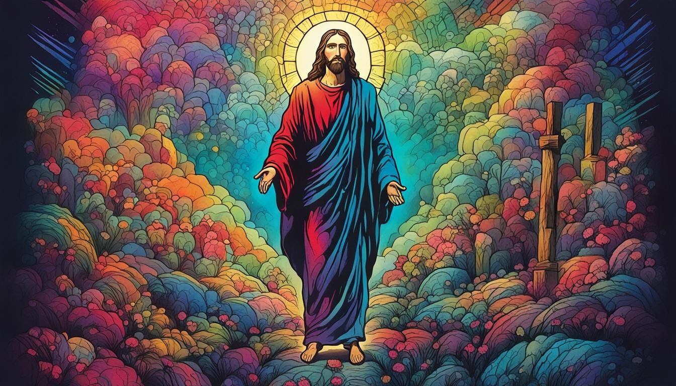 The Risen Christ - AI Generated Artwork - NightCafe Creator