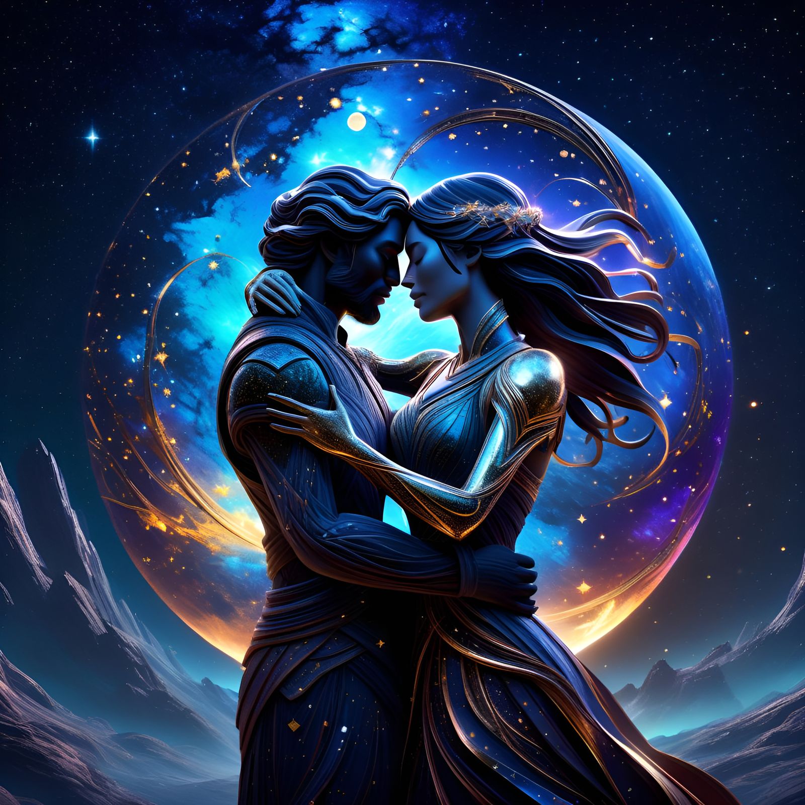 The Lovers - AI Generated Artwork - NightCafe Creator