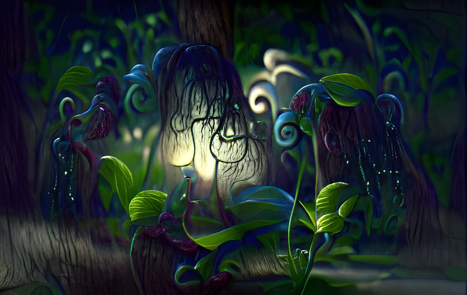 Cryptid Creepers VIII - AI Generated Artwork - NightCafe Creator