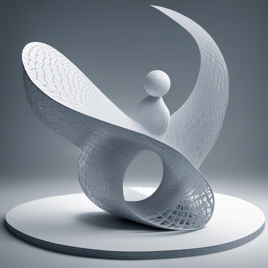 "Angel V" of Mikołaj Jakub Kosmalski - A cubic curve formed on a finite ...