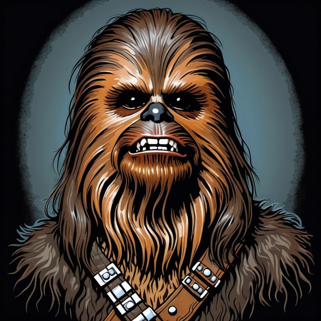 Portrait of Chewbacca