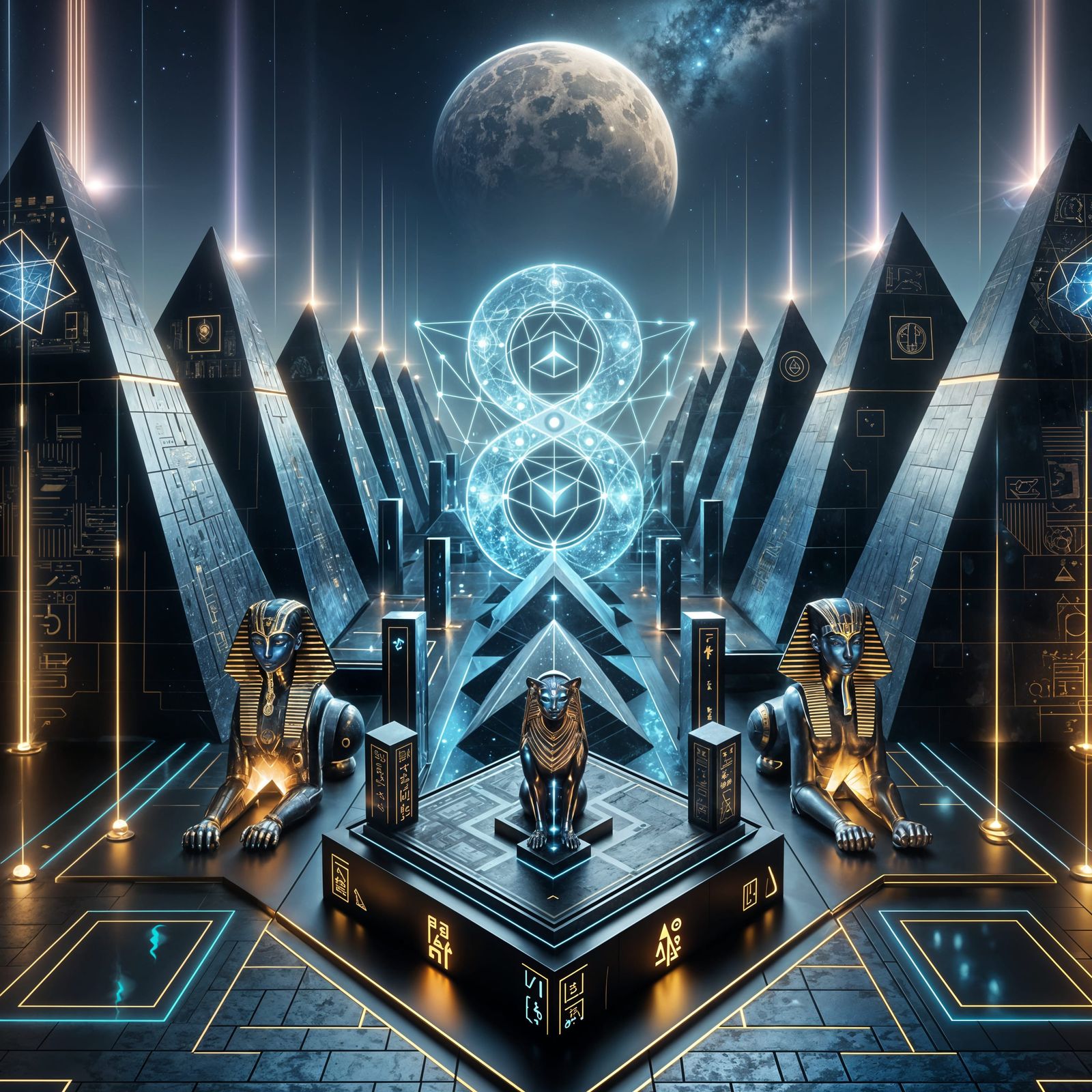 Egypt 2179: reimagined - protected by an infinity sheild