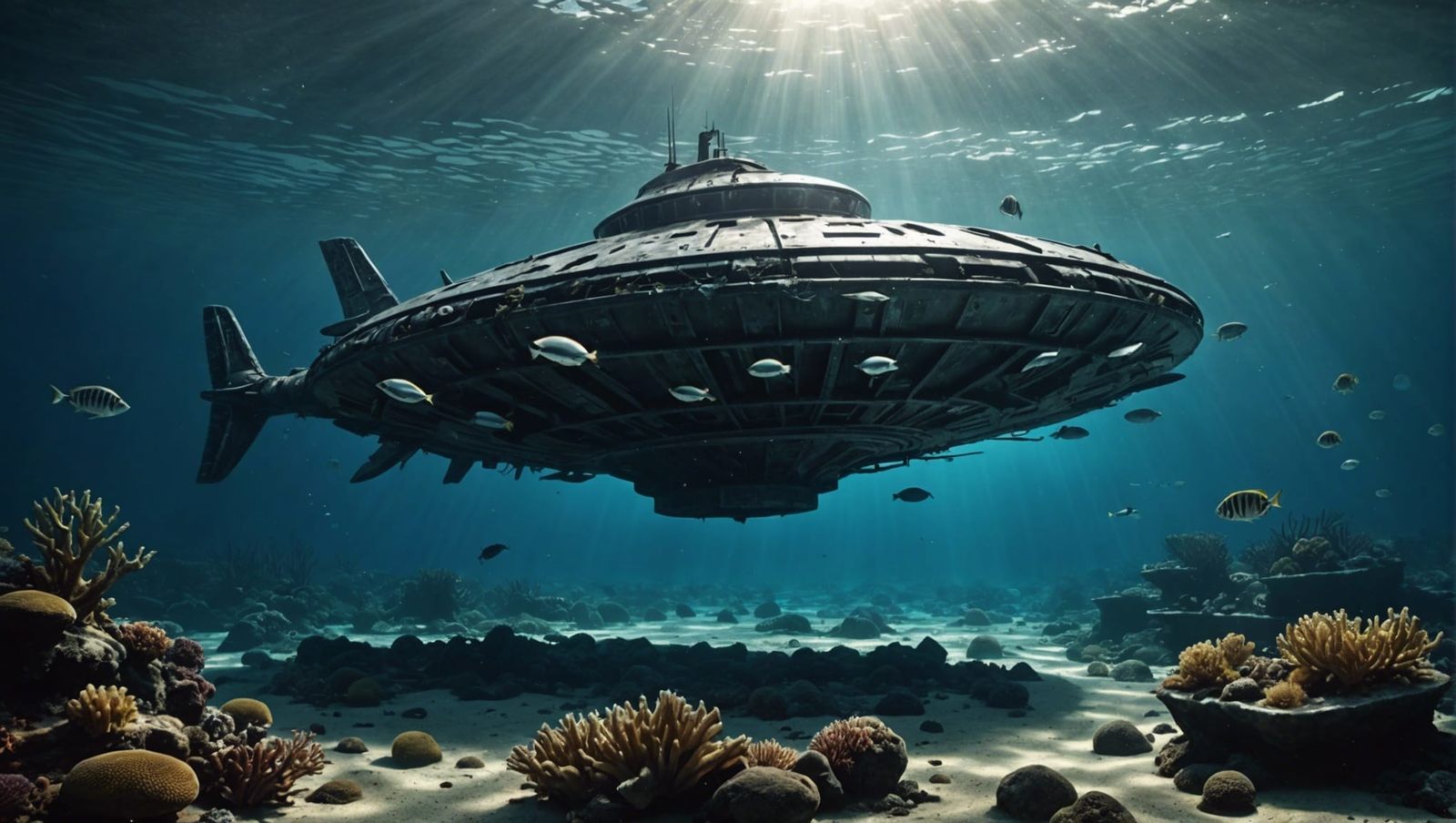 Unidentified Submerged Object - AI Generated Artwork - NightCafe Creator