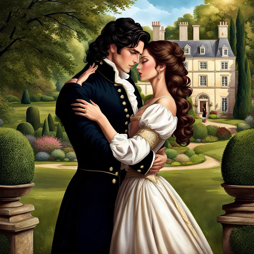 Regency Romance Novel Cover - AI Generated Artwork - NightCafe Creator