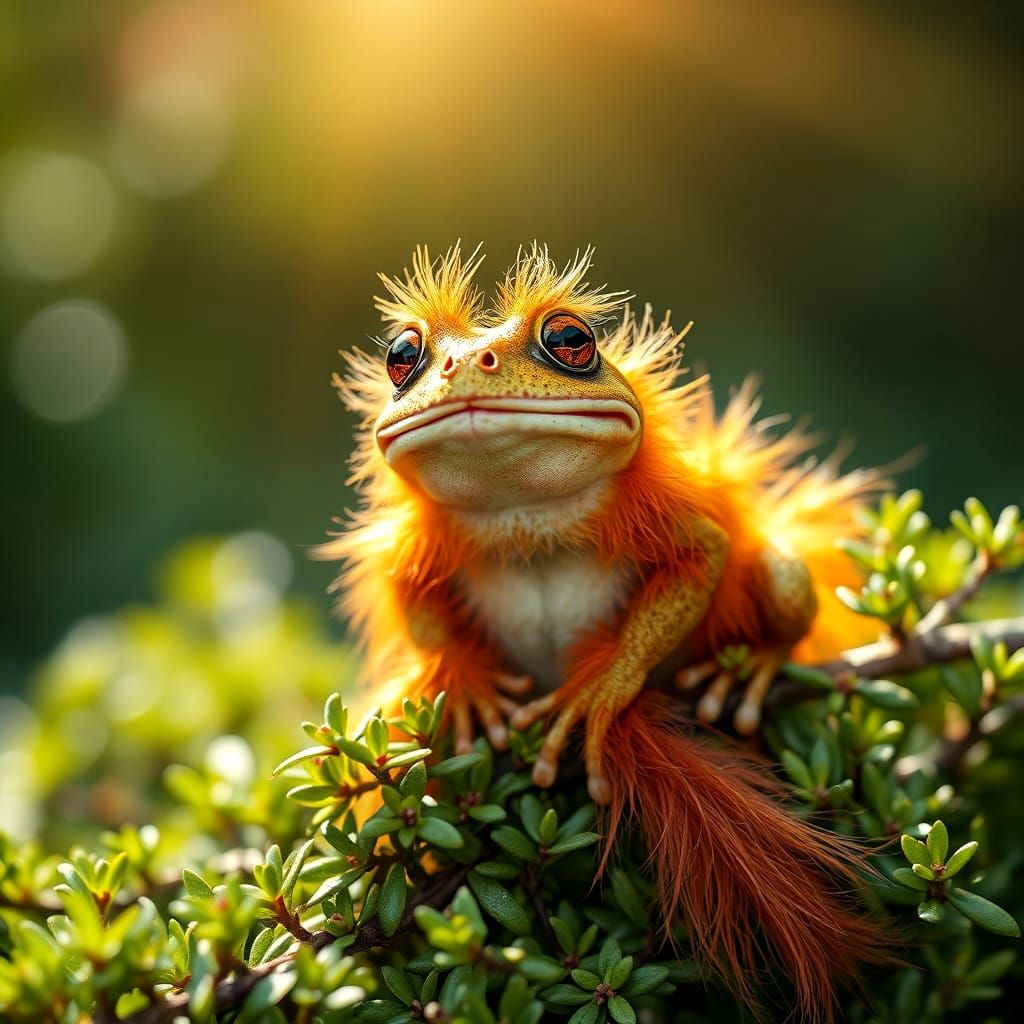 squirrelfrog... somehow - Exotic Toad-Like Creature in Vibra...