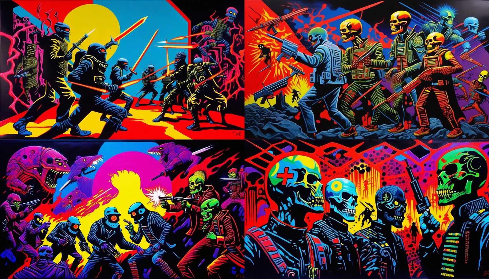 biological verses technological , the shadow-punks ( the flesh clan ...