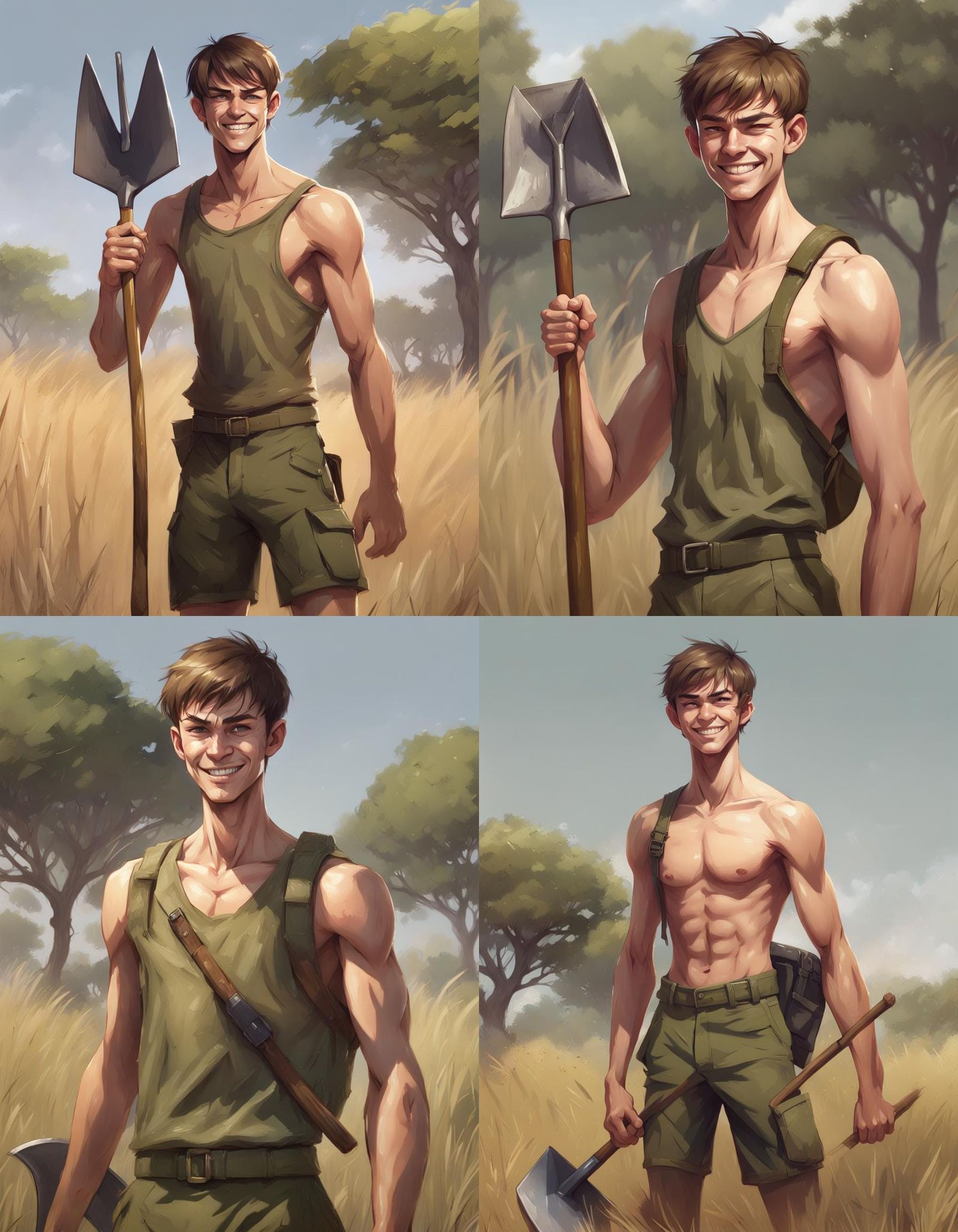 Ready to Dig - AI Generated Artwork - NightCafe Creator