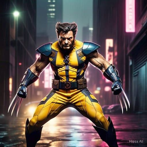 Wolverine - Feral Canine Mutant Revealed in Cyberpunk Aesthe...