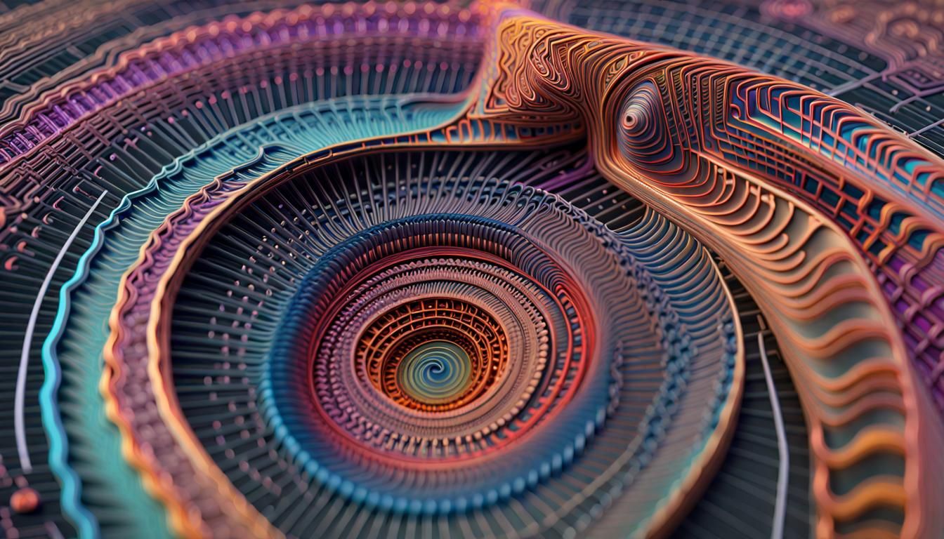 3D hyperdetailed Fibonacci Sequence - AI Generated Artwork - NightCafe ...