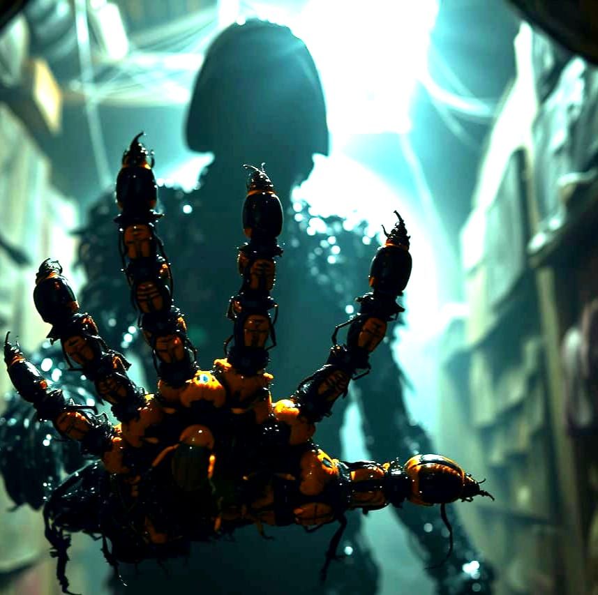 The beetles - Dark Fantasy Bogeyman Beetle Monster in Mouldy...