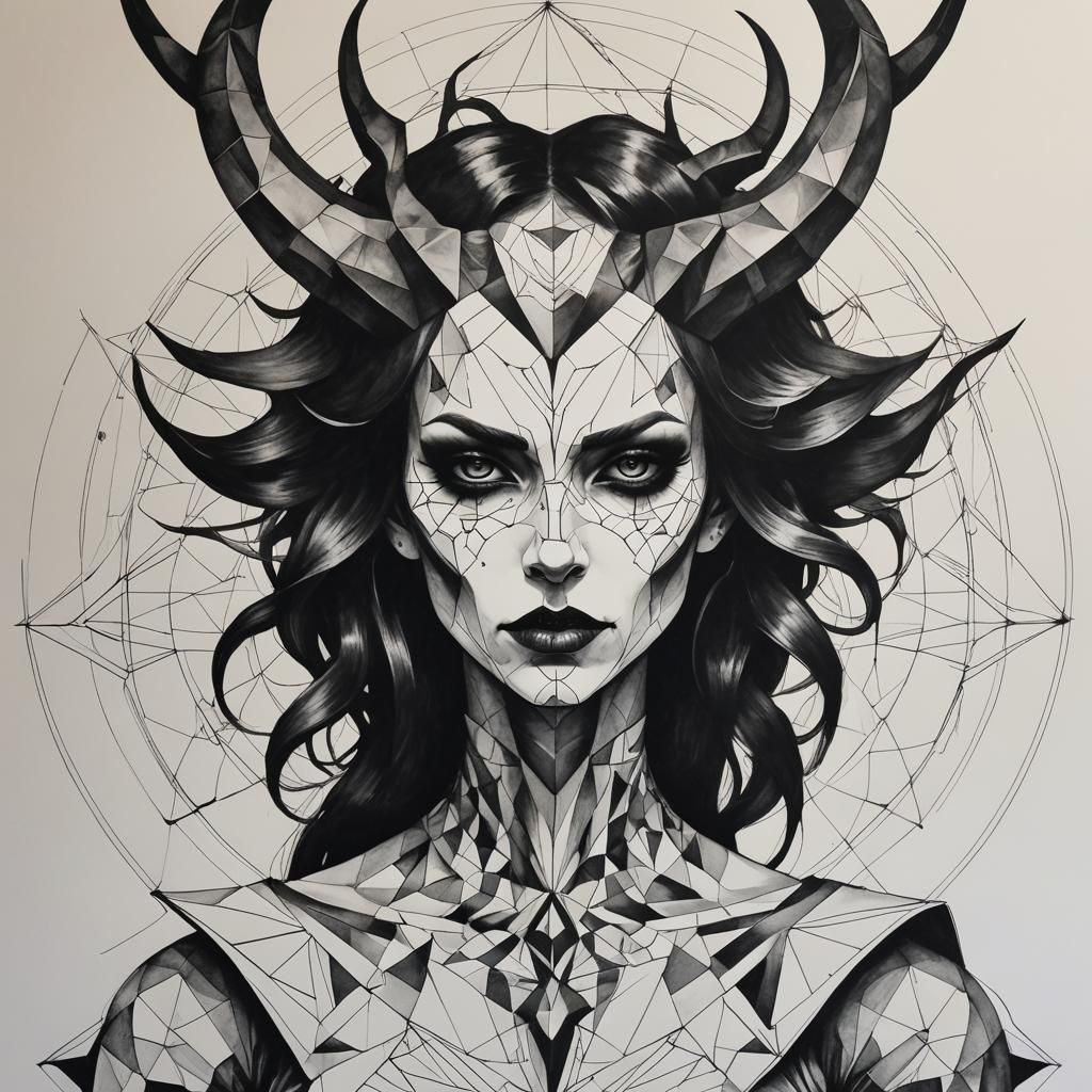 Queen Of Hell - AI Generated Artwork - NightCafe Creator