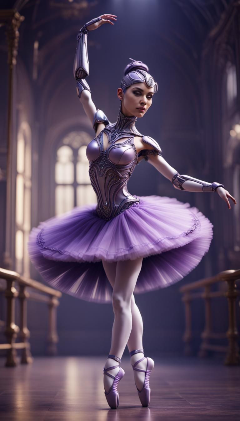 A robotic ballerina - AI Generated Artwork - NightCafe Creator