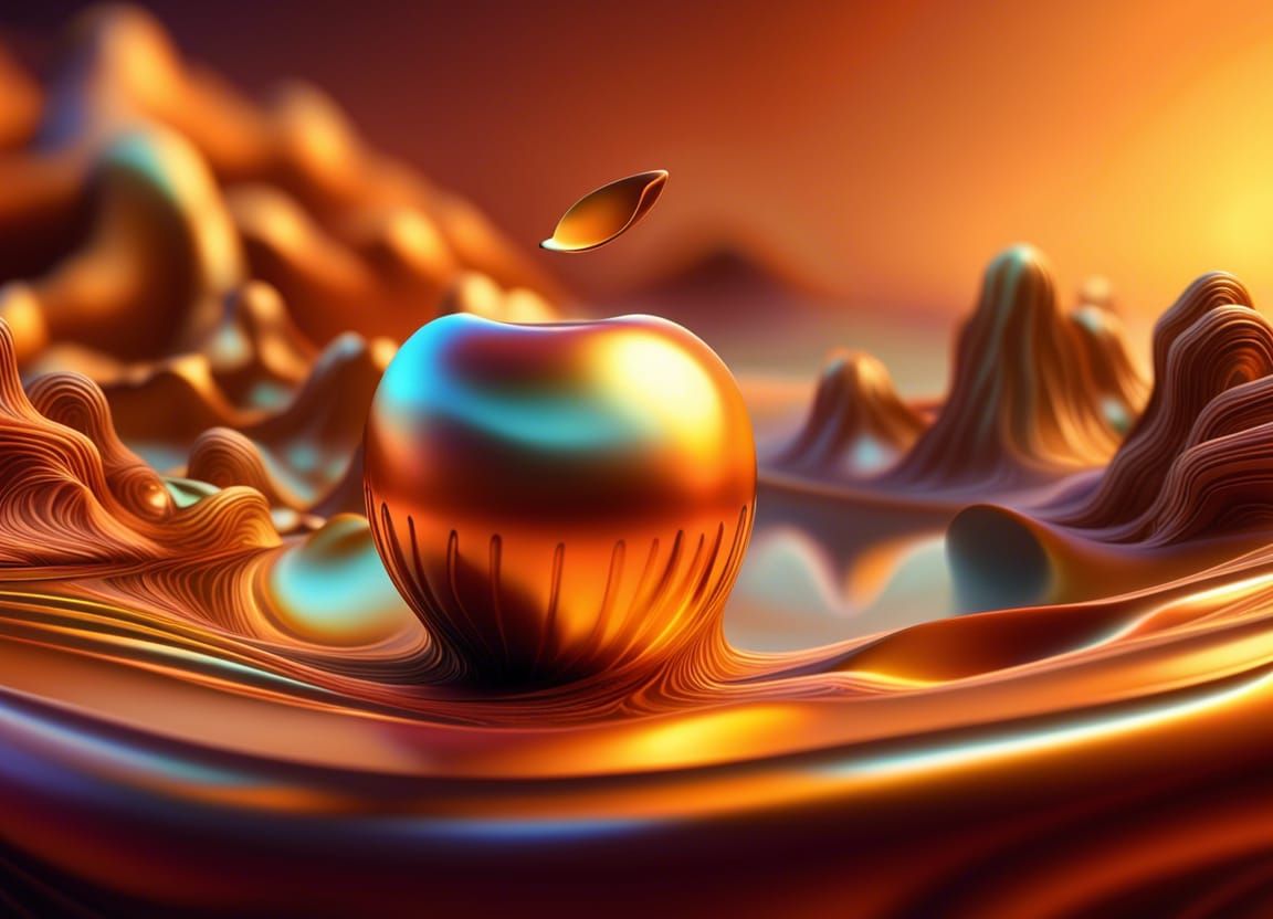 Come taste this amazing intricate caramelled apple chocolate truffle. - AI Generated Artwork ...