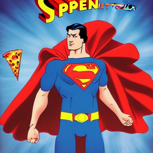 Superman: The Quest for Pizza movie poster - AI Generated Artwork ...
