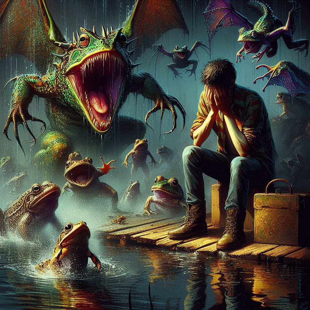 The Phobia Project : Ranidaphobia - AI Generated Artwork - NightCafe ...