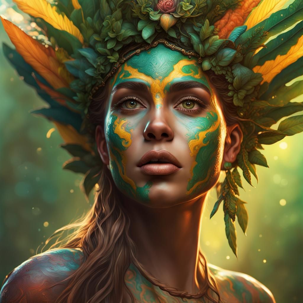 The Forest Goddess - AI Generated Artwork - NightCafe Creator