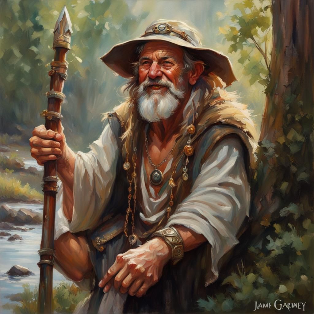 Medieval hermit - AI Generated Artwork - NightCafe Creator