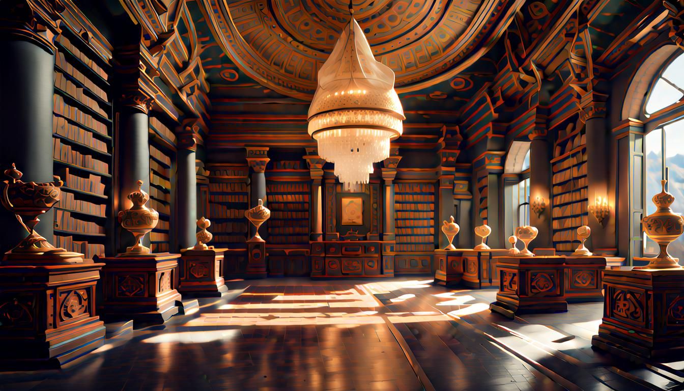 The Great Library of Alexander - AI Generated Artwork - NightCafe Creator