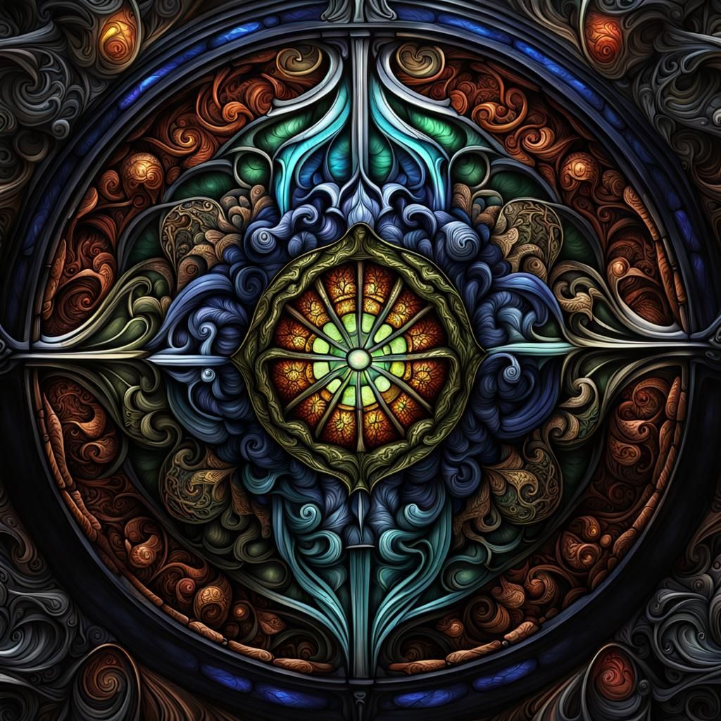 Stained Glass - AI Generated Artwork - NightCafe Creator