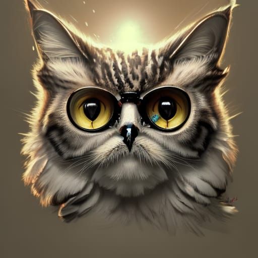 Meowl - AI Generated Artwork - NightCafe Creator